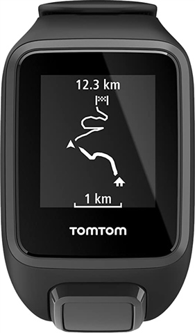 TomTom Runner 3 GPS Running Watch w/HRM & Music (Small) - Preto/Verde ...