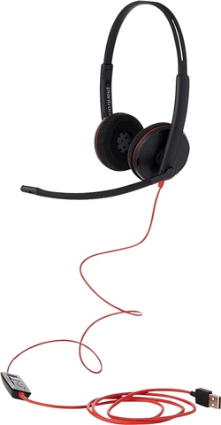 Plantronics Blackwire C3220 USB-A On-Ear Wired Stereo Headset, C - CeX ...
